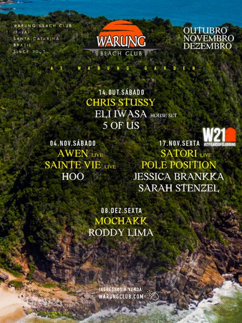 Warung | 17 Nov I Warung 21 Anos + Satori + Pole Position + Jessica ...