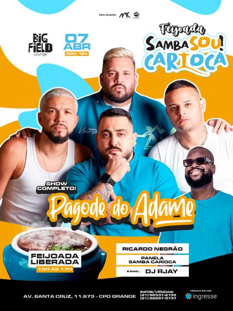 Samba Sou! Carioca - Pagode do Adame em Rio de Janeiro - Evento ON
